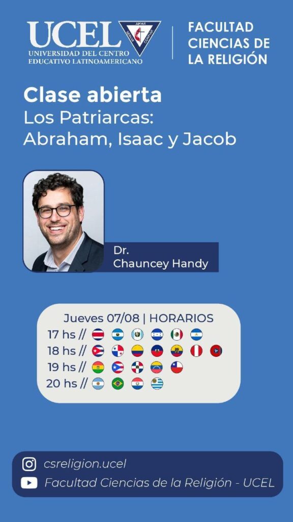 Clase abierta - Los Patriarcas: Abraham, Isaac y Jacob - Iglesia Evangélica Metodista Argentina